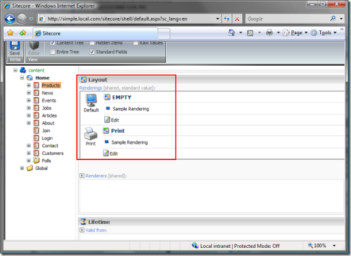 Sitecore CMS Blog by Alex Shyba: Power of Sitecore: Separation of UI ...